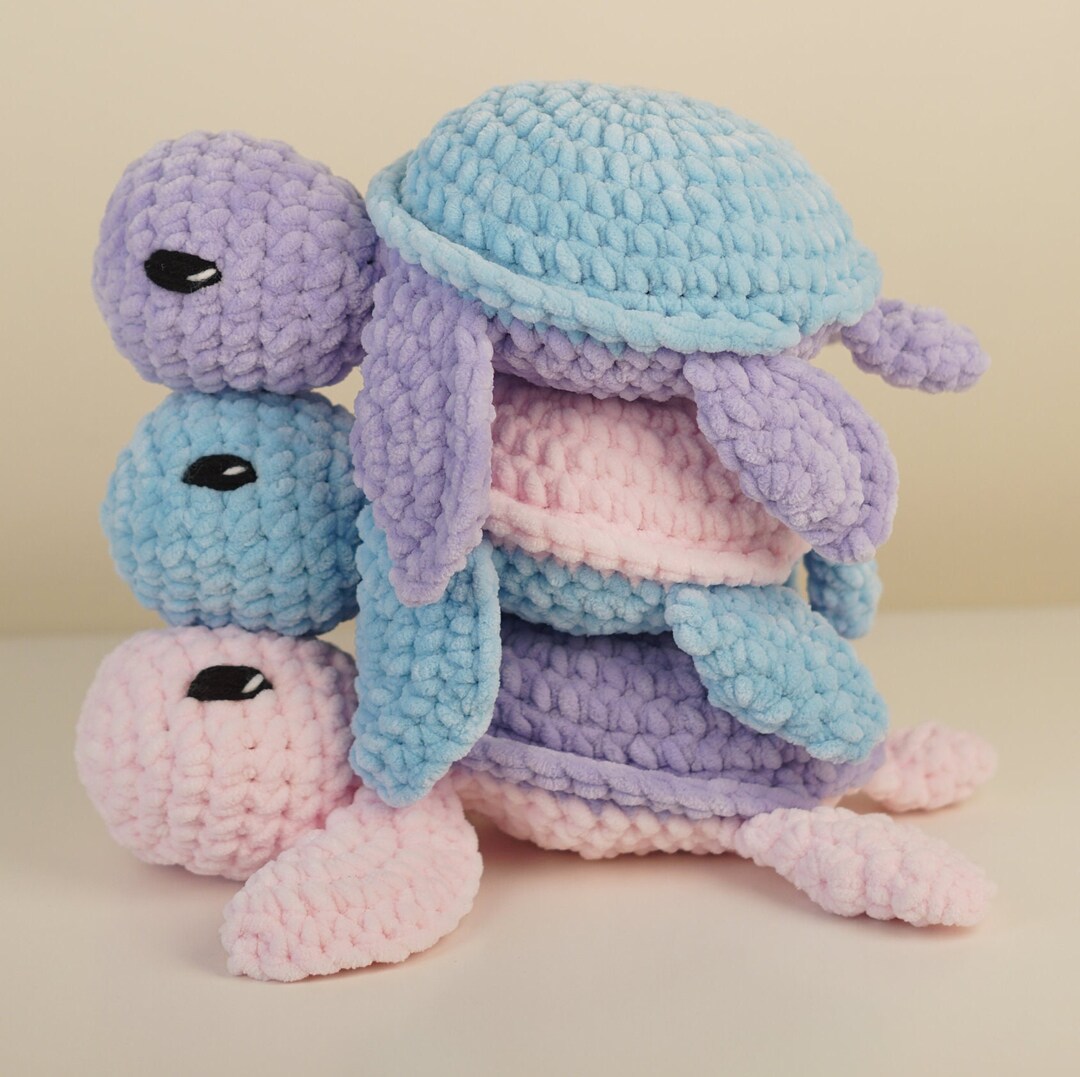 Custom Turtle Plushie | Amigurumi Turtle | Crochet Turtle | Handmade ...