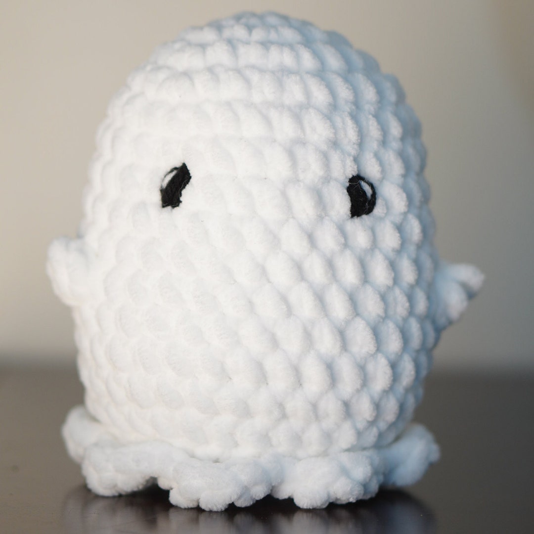 Ghost Plushie | Amigurumi Ghost | Crochet Ghost | Handmade | Halloween ...