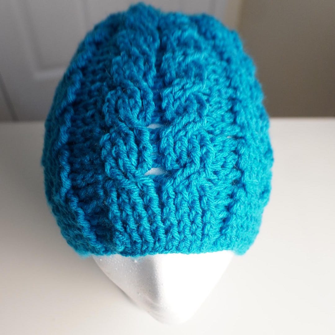 Custom Winter Cable Hat | Crochet Hat | Unisex Winter Hat | Unisex ...