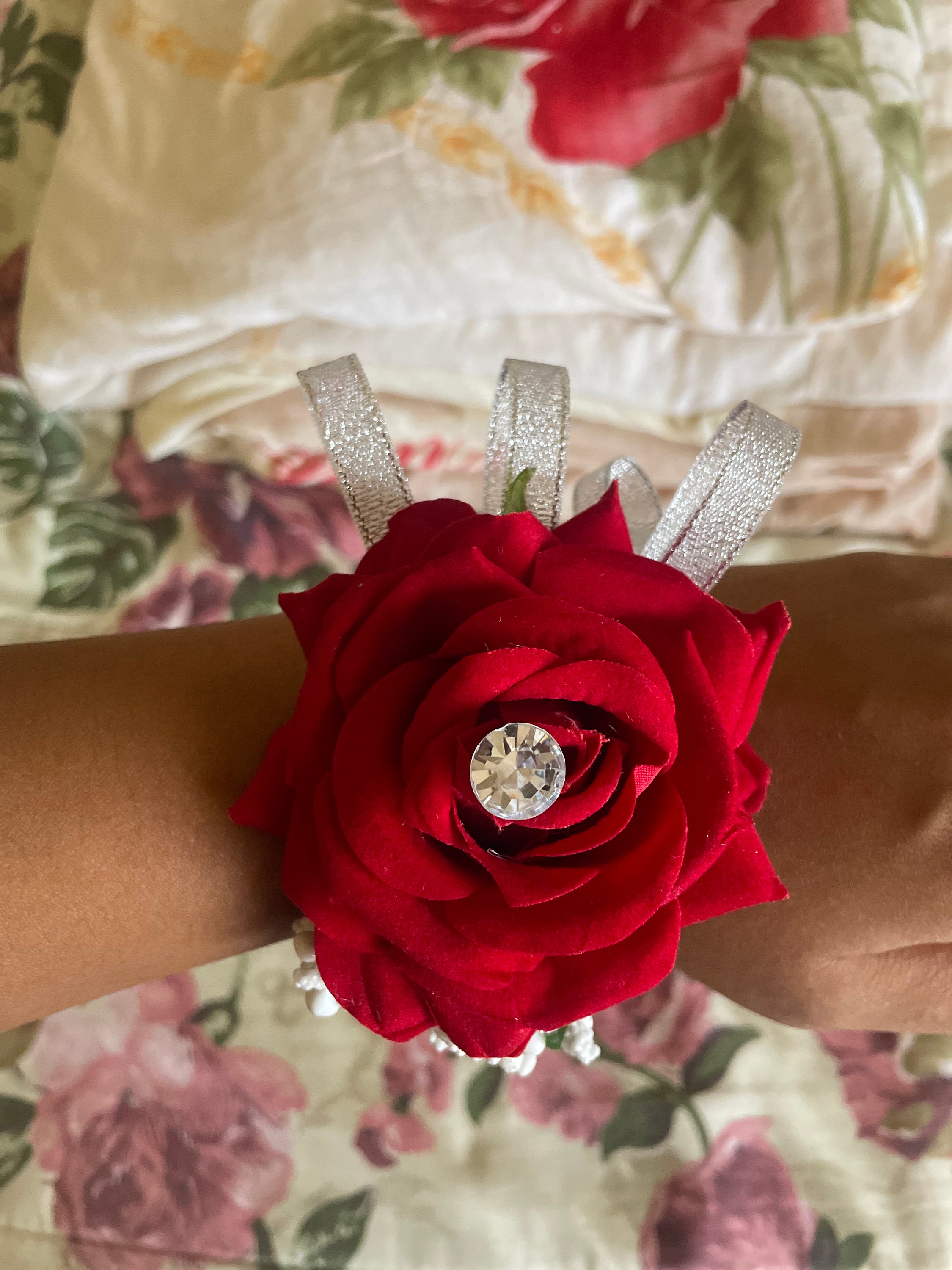 Beautiful Red Rose Corsage for Wedding Prom Homecoming - Etsy