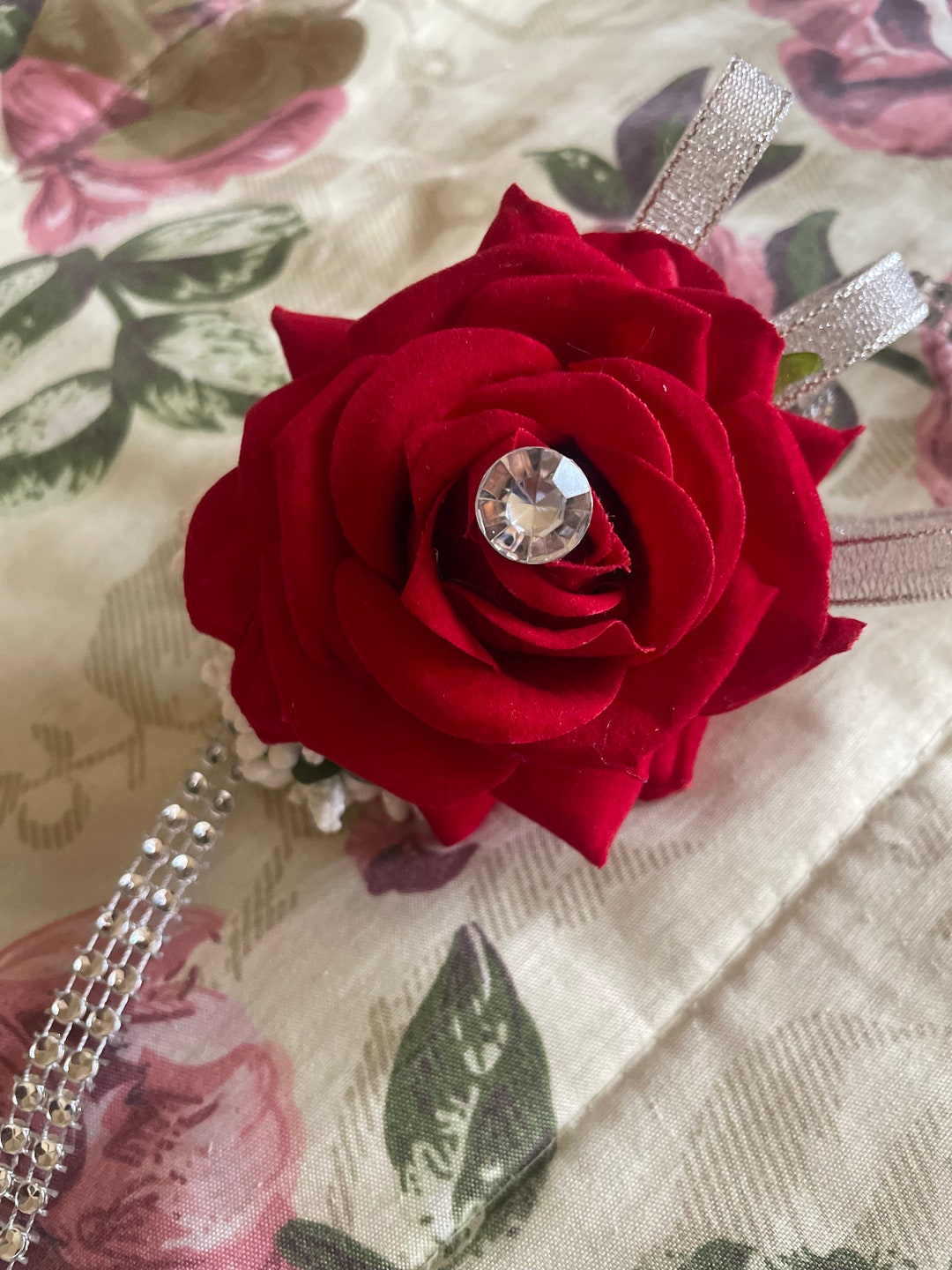 Beautiful Red Rose Corsage for Wedding Prom Homecoming - Etsy