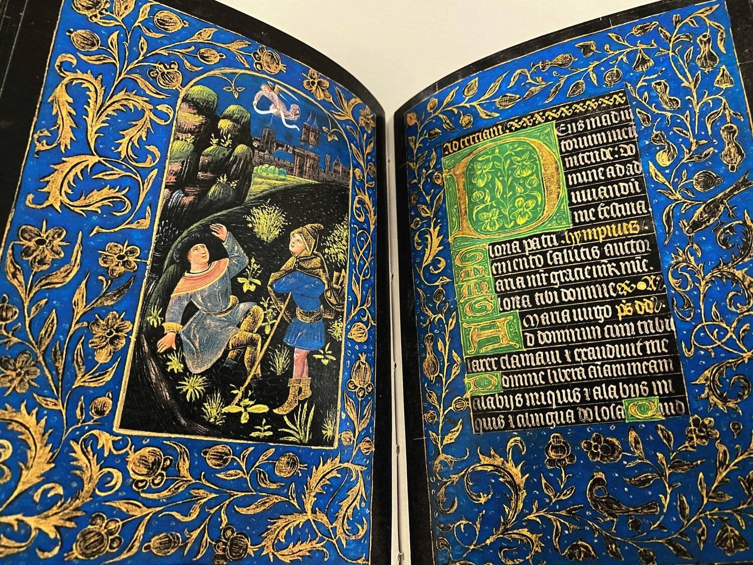 Illuminated Manuscript Reproduction: the Black Hours, 1475 - Etsy