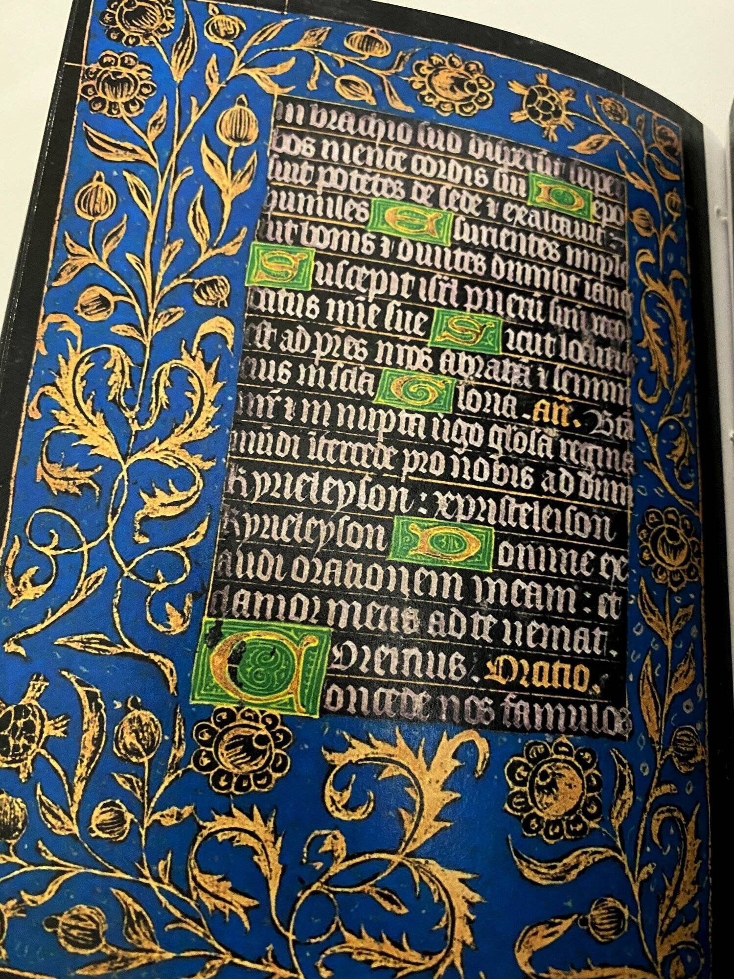 Illuminated Manuscript Reproduction: the Black Hours, 1475 - Etsy