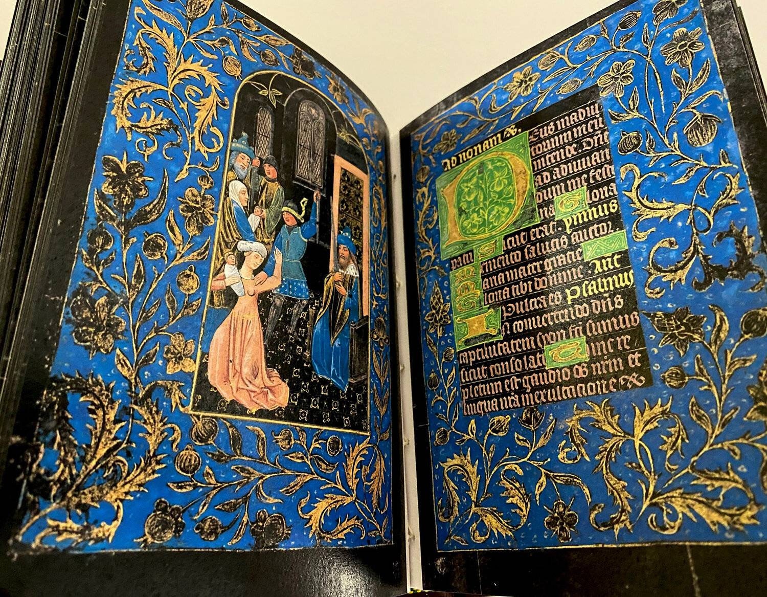 Illuminated Manuscript Reproduction: the Black Hours, 1475 - Etsy