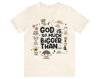 God is so Much Bigger Than - Etsy