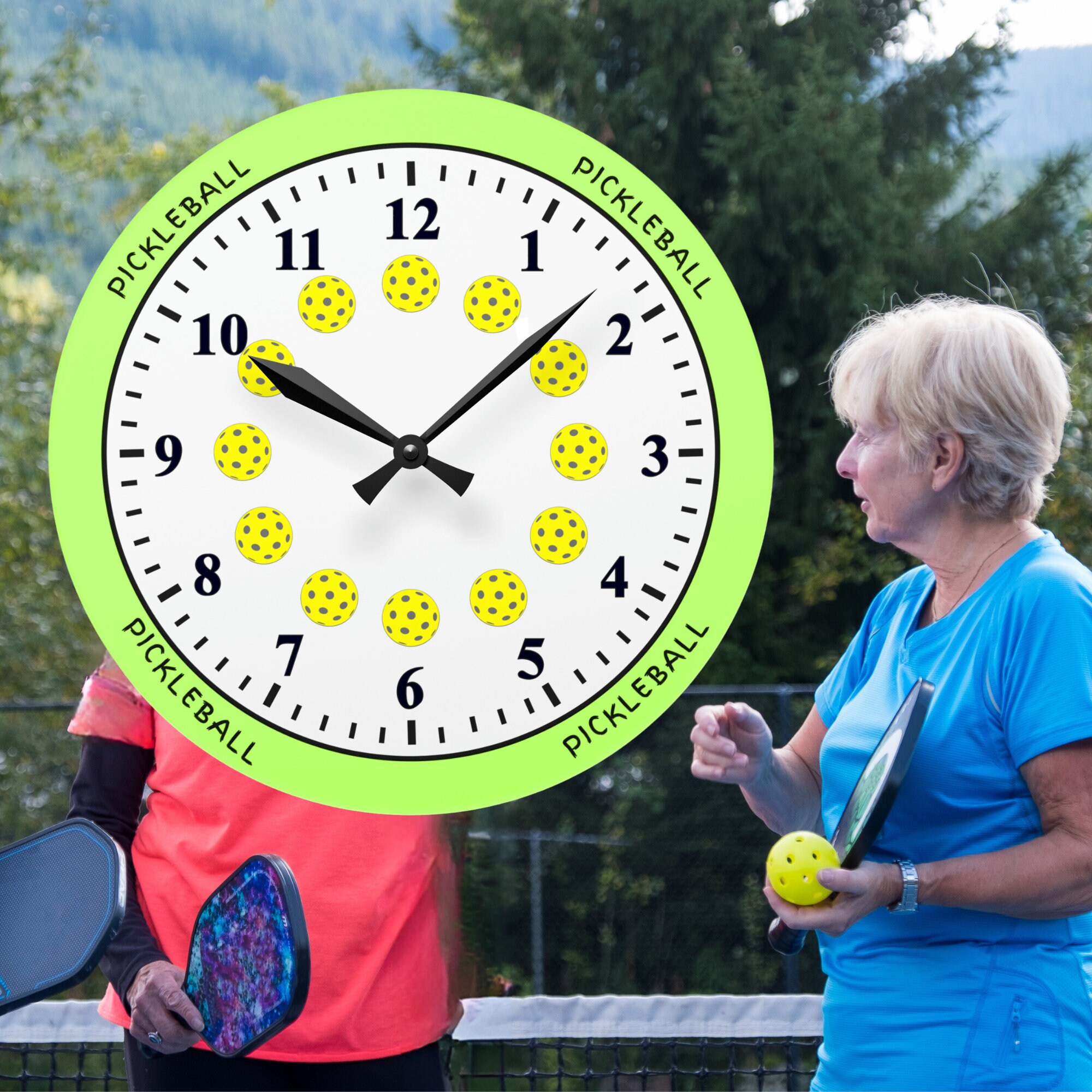 Pickleball Clock Gift for Pickleball Player Gift for Pickleball Lover ...