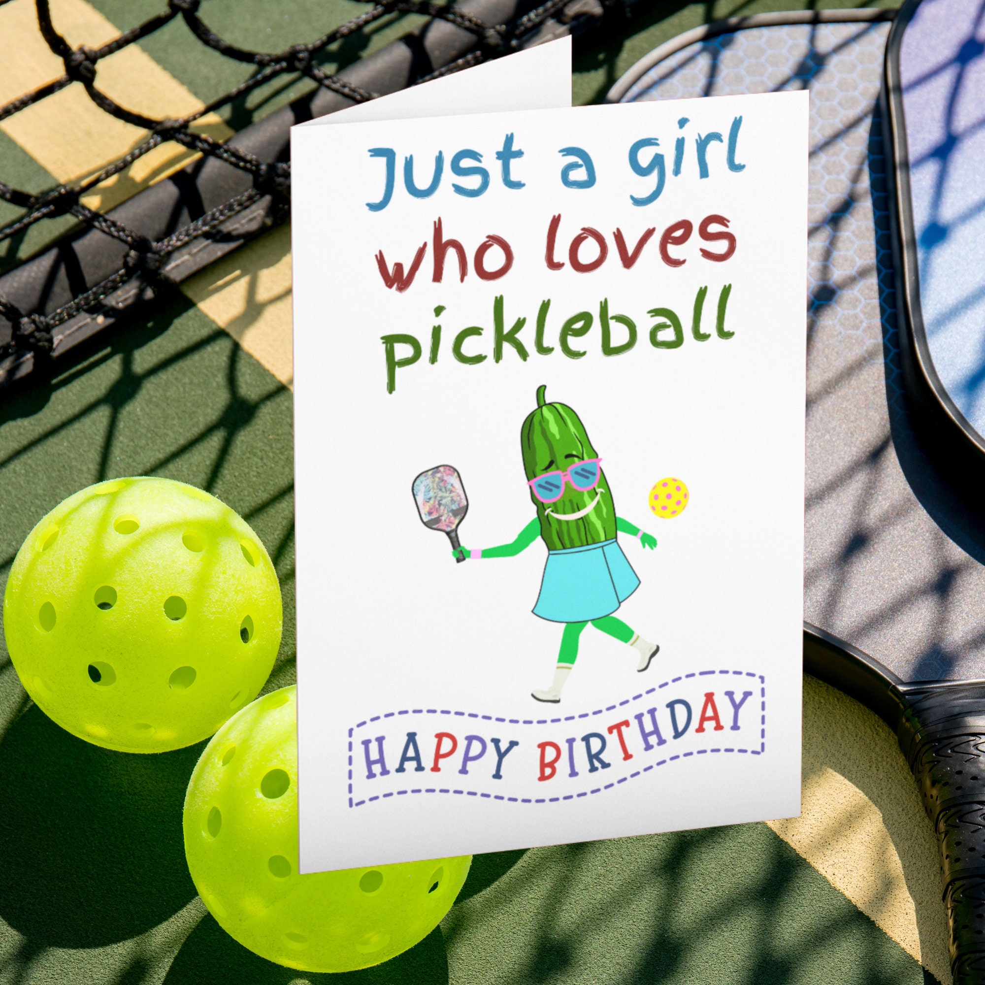 Pickleball Card Pickleball Gift for Pickleball Player Pickleball Gifts ...