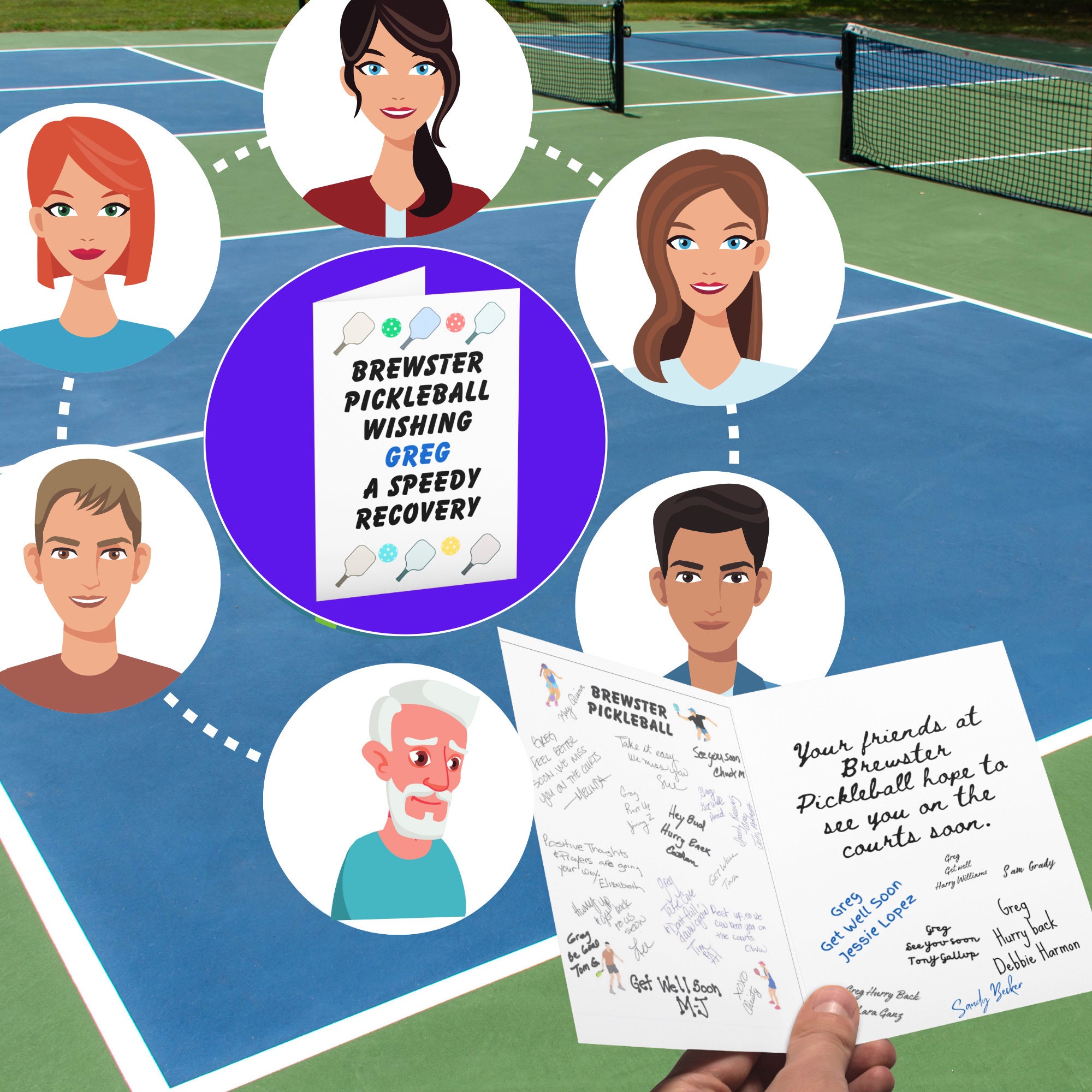 Pickleball Card Personalized Custom Pickleball Gifts for - Etsy