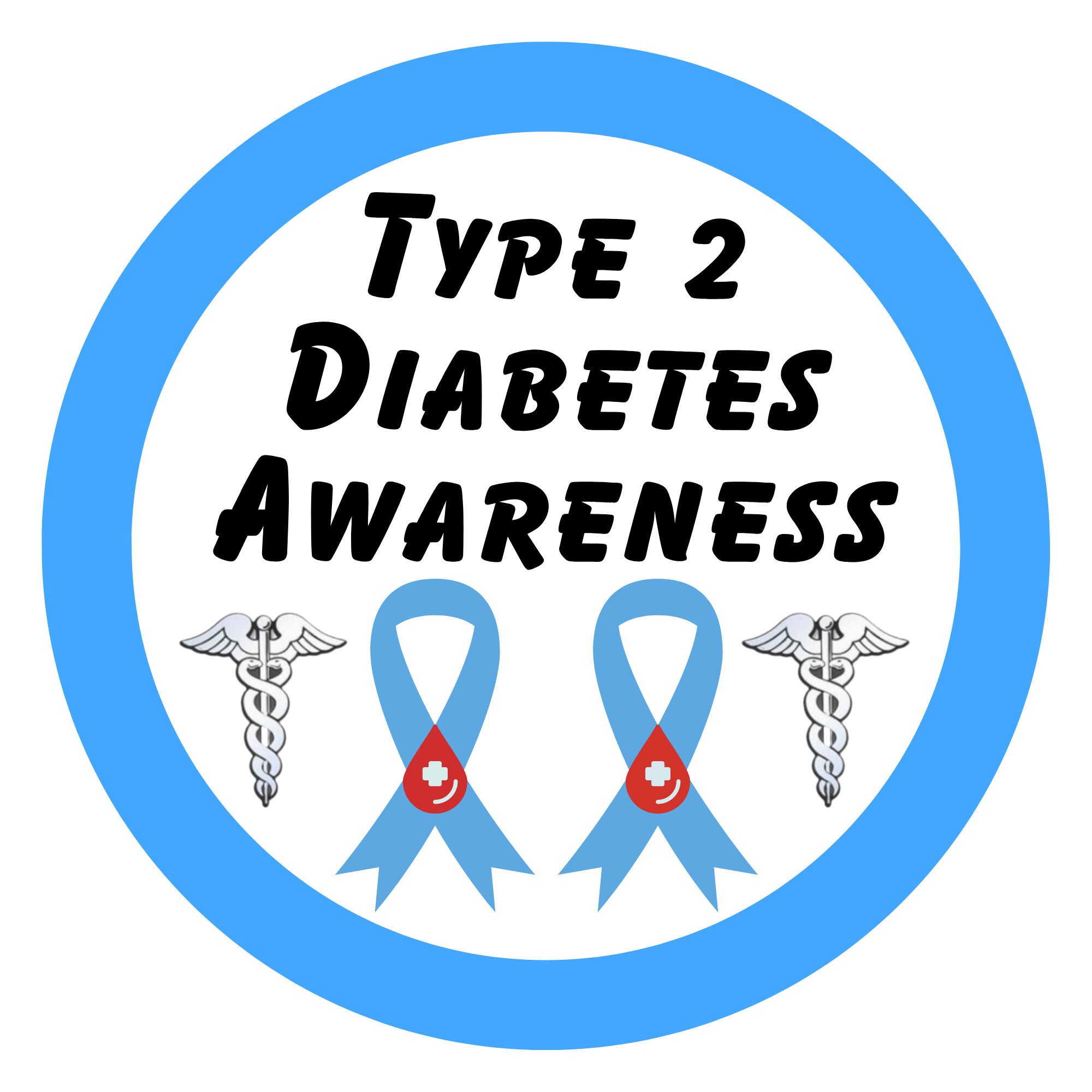 Type 2 Diabetes Sticker Sheet for Diabetes Gift for Type 2 Diabetes ...