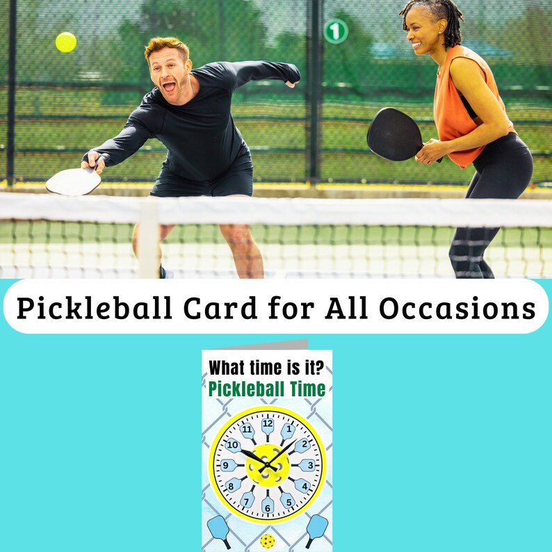 Pickleball Note Card for All Occasions Pickleball Gifts for Pickleball ...