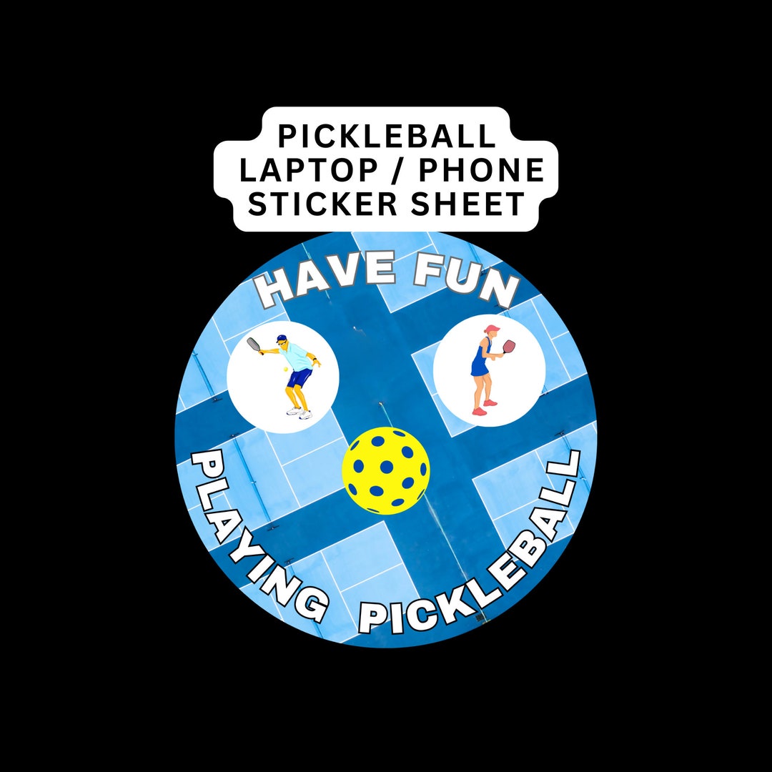 Pickleball Stickers Pickleball Laptop Stickers Phone Stickers Sticker ...