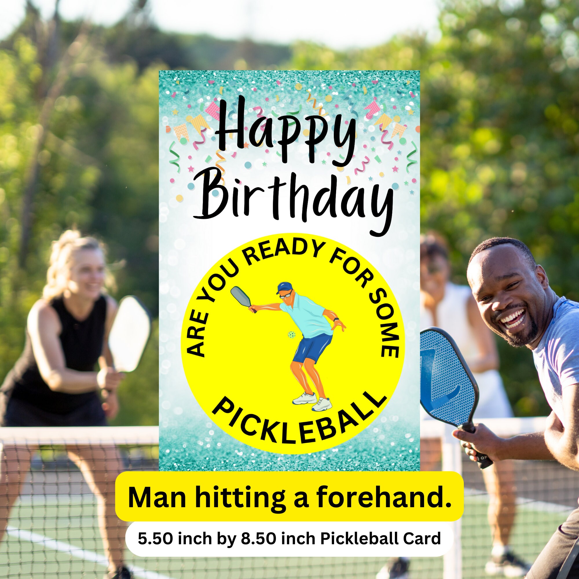 Pickleball Birthday Card Bundle Pickleball Gifts for Pickleball Gifts ...