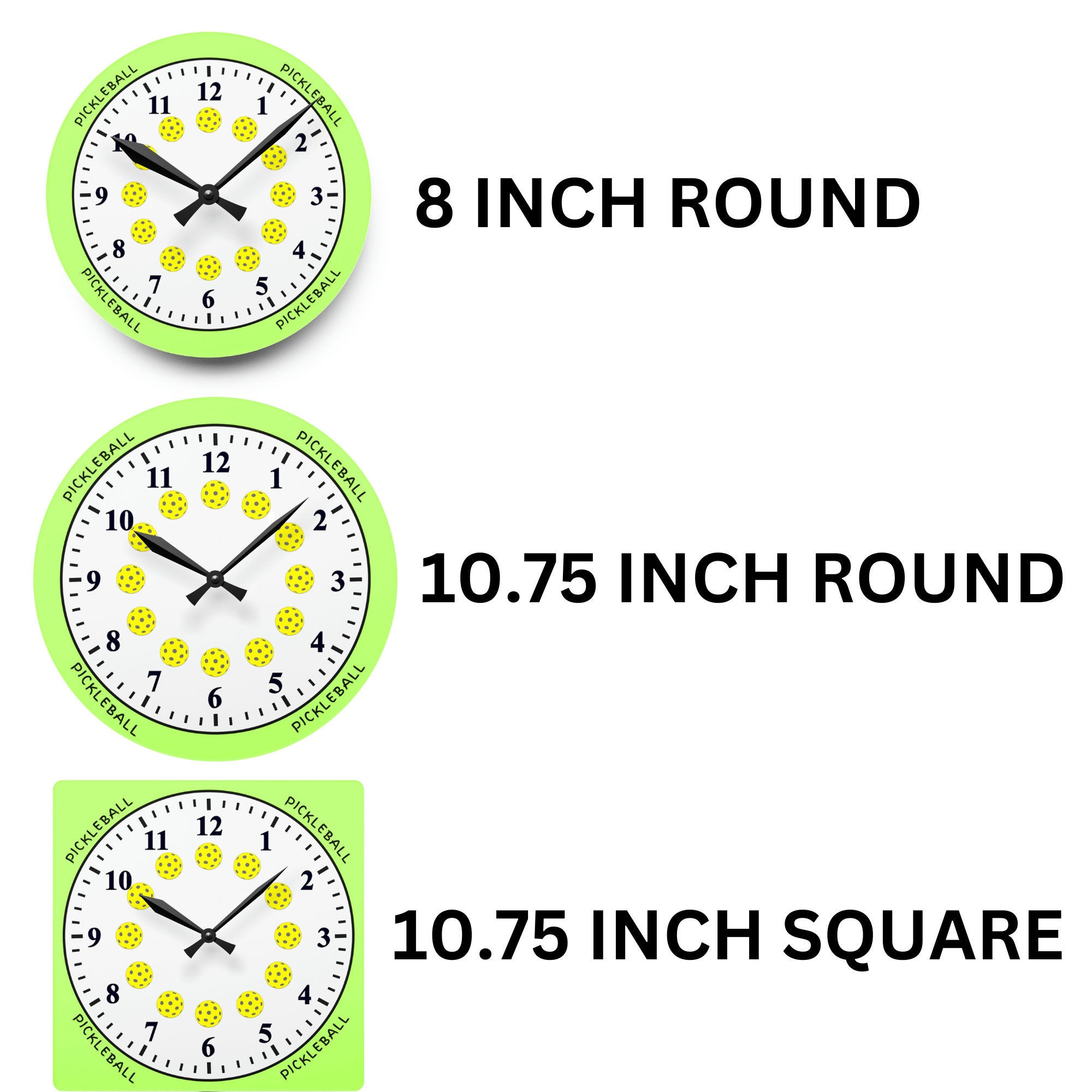 Pickleball Clock Gift for Pickleball Player Gift for Pickleball Lover ...