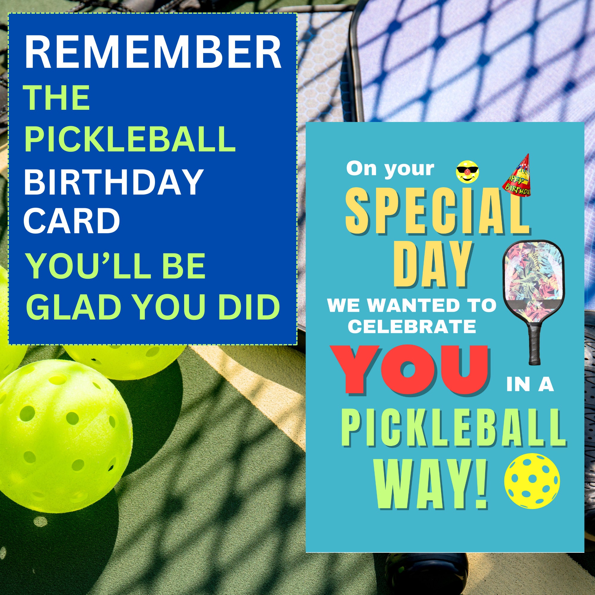 Pickleball Card Pickleball Gift for Pickleball Player Pickleball Gifts ...