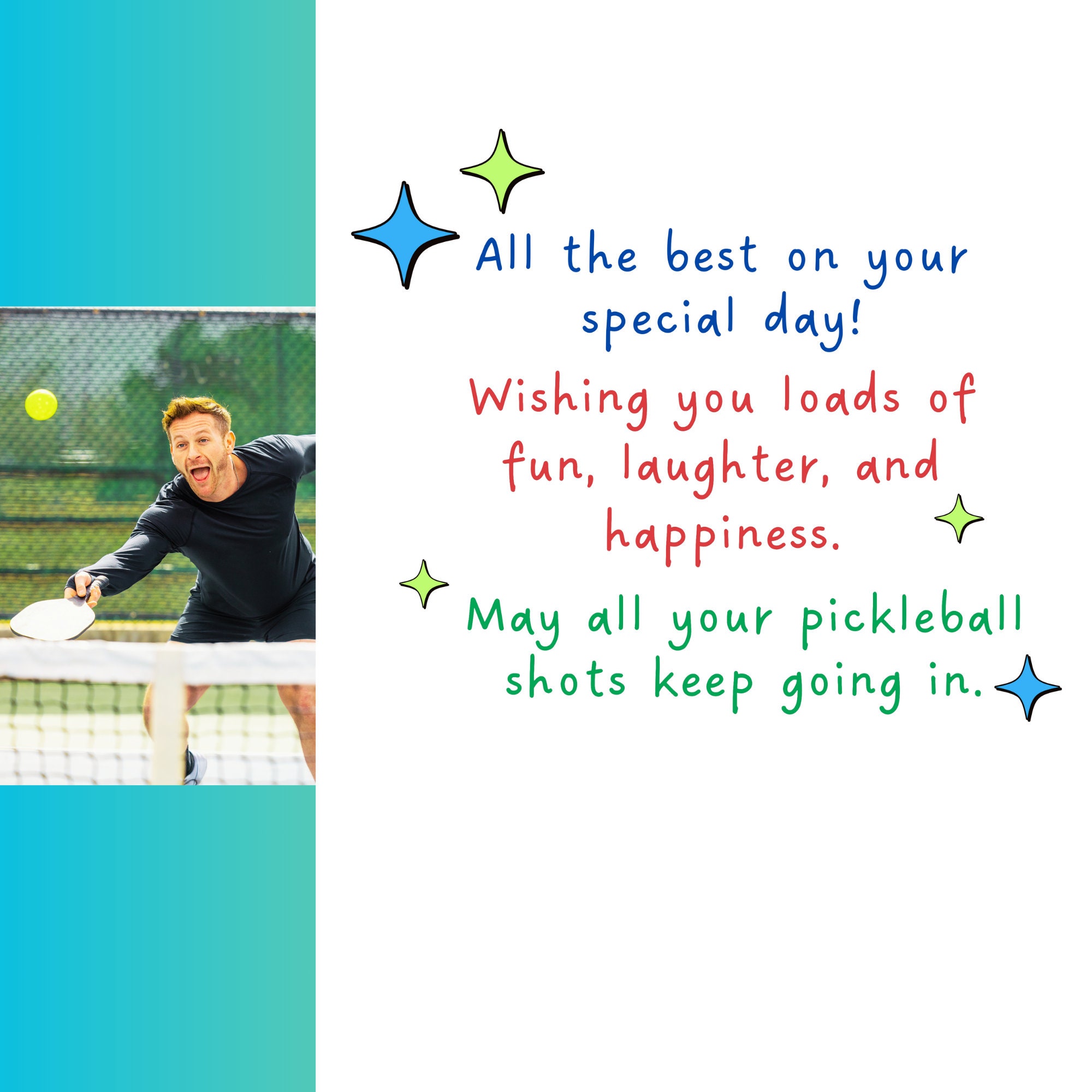 Pickleball Card Personalized Custom Pickleball Gifts for Pickleball ...