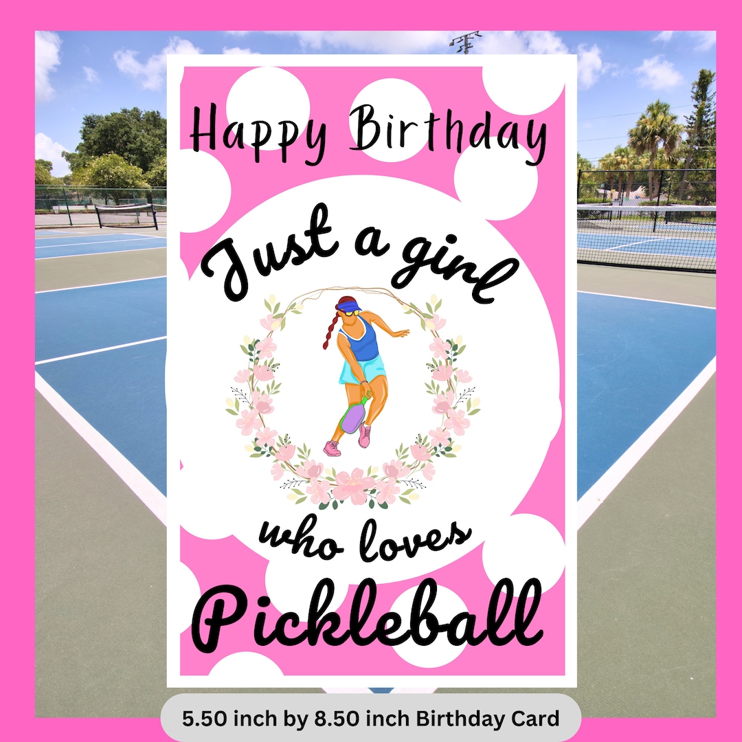 Pickleball Birthday Card Pickleball Gifts for Pickleball Gifts for Her ...