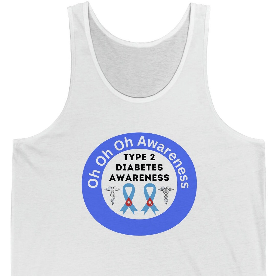 Type 2 Diabetes Tank Top for Diabetes Awareness Gift for Diabetics With ...