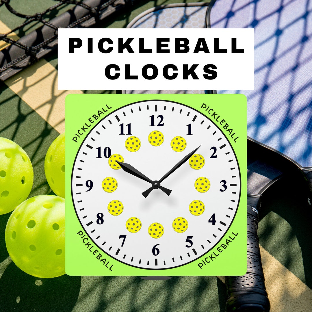 Pickleball Clock Gift for Pickleball Player Gift for Pickleball Lover ...
