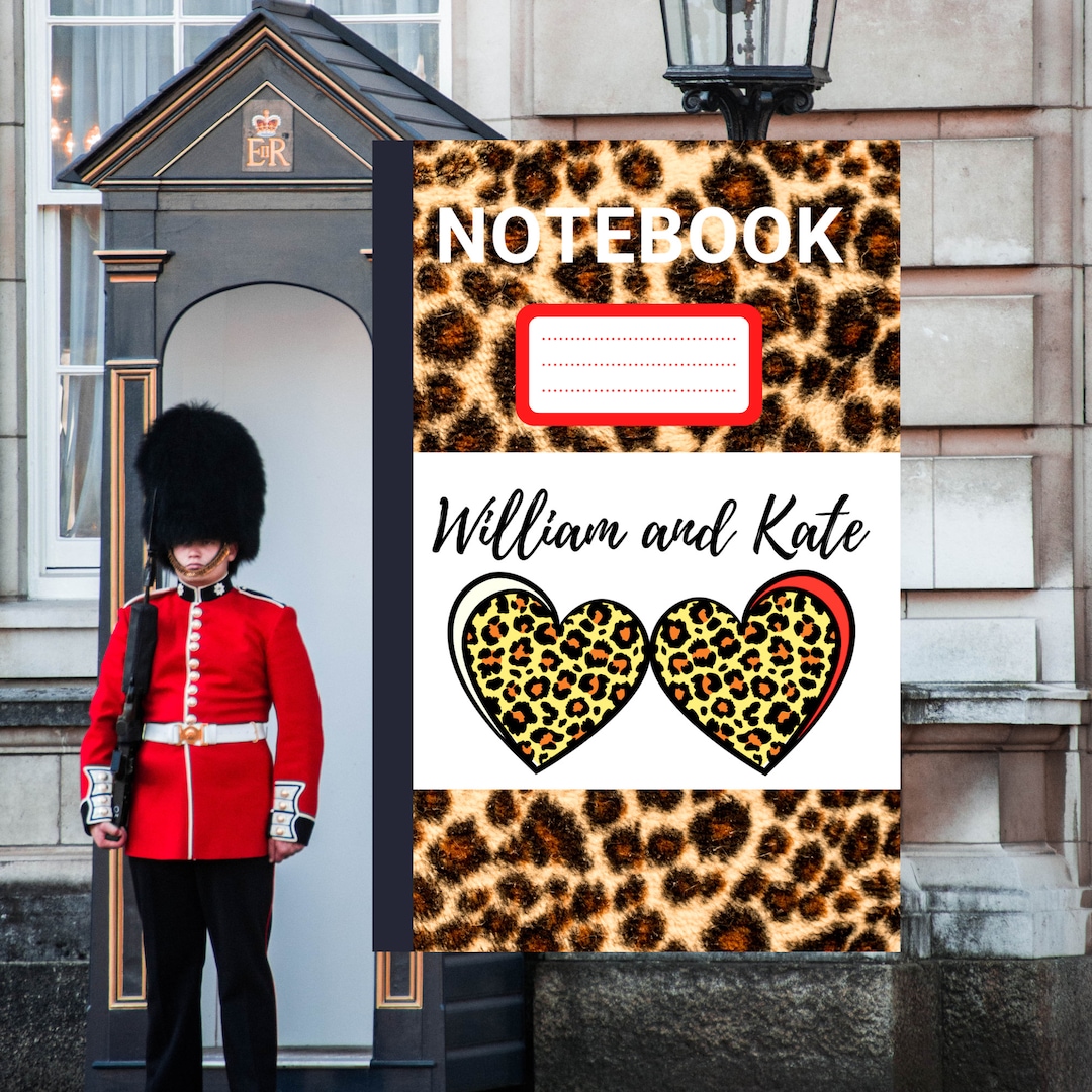 Princess Kate Notebook William and Kate Gift Princess Wales Lover ...