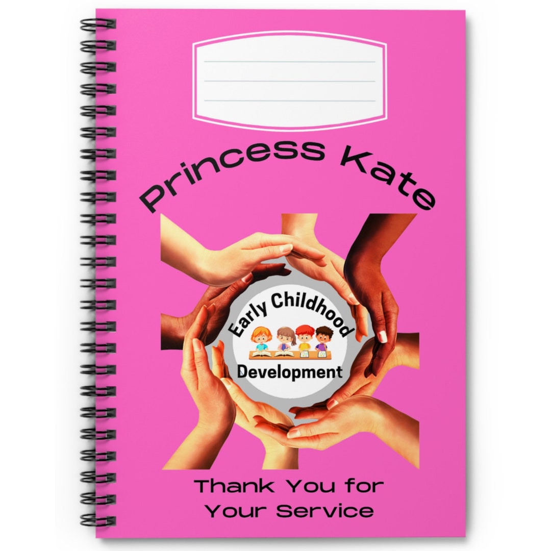 Kate Notebook, Early Childhood Development| Spiral Notebook, Ruled Line ...