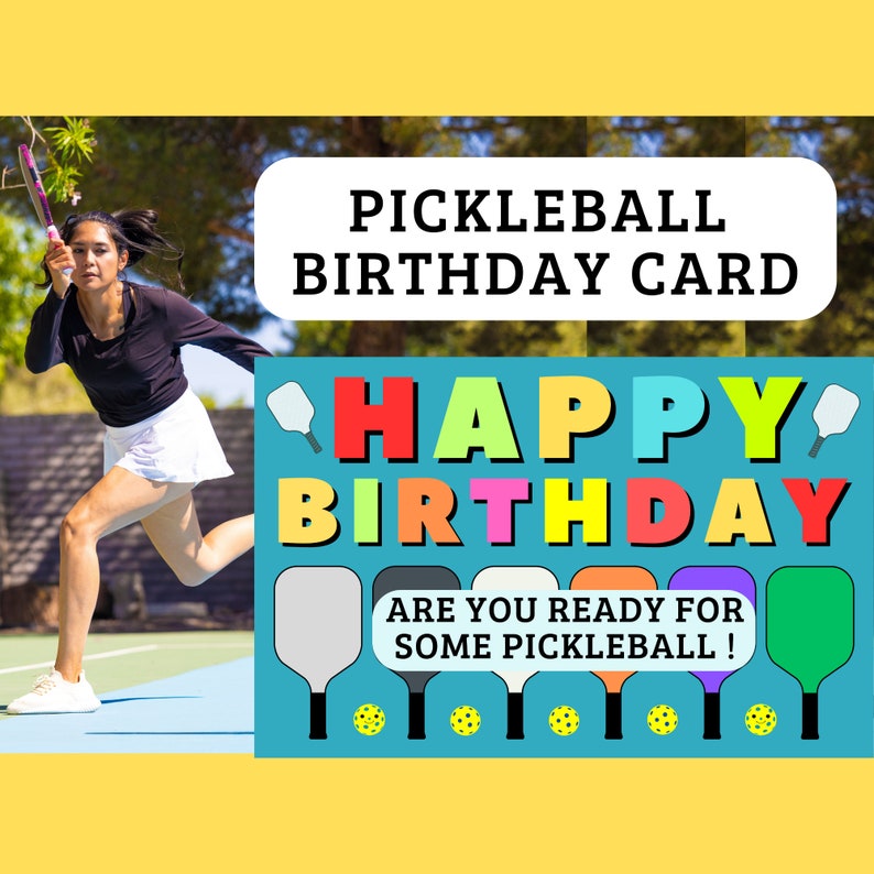 Pickleball Card Pickleball Gift for Pickleball Player Pickleball Gifts ...