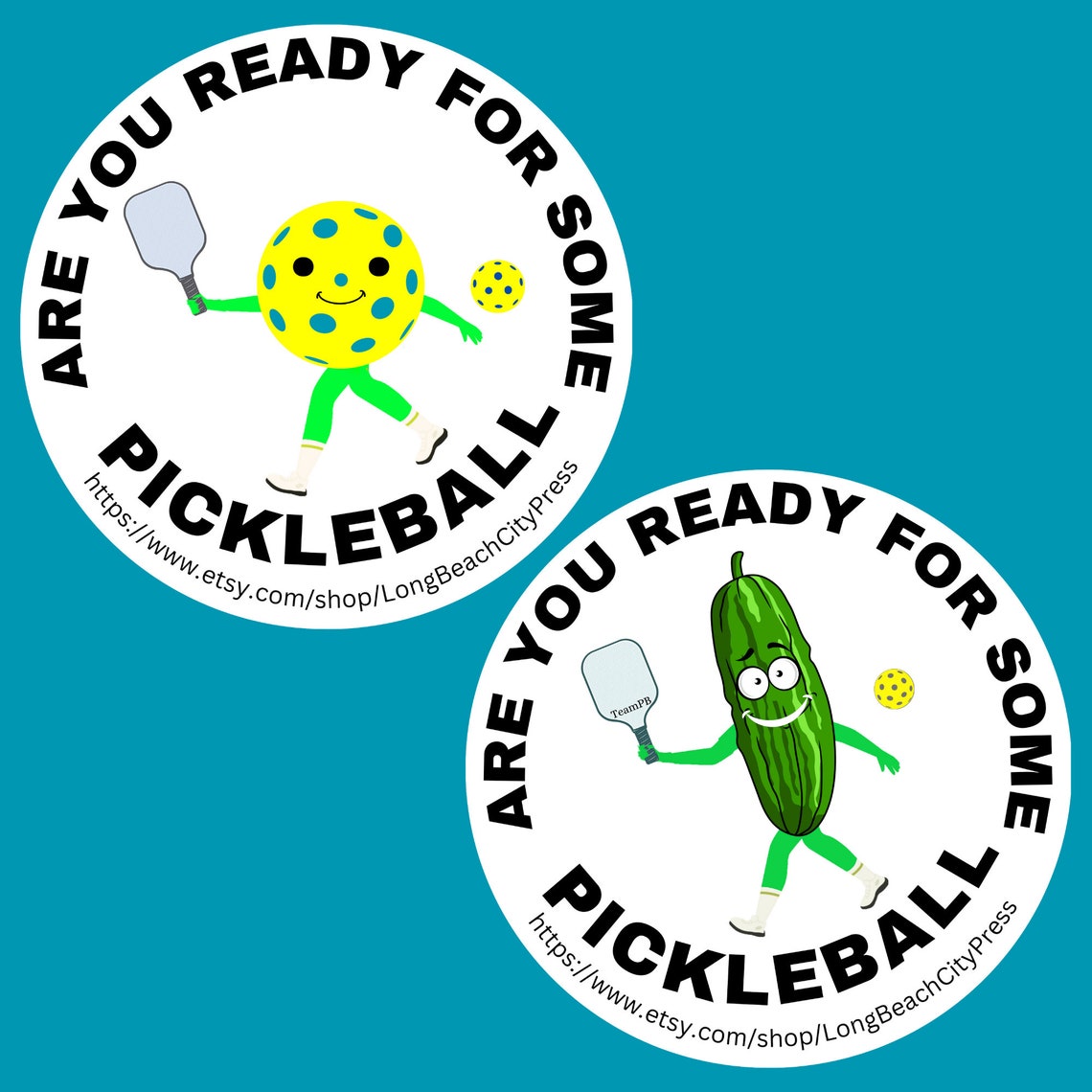 Pickleball Stickers Pickleball Laptop Phone Stickers Sticker Sheet for ...