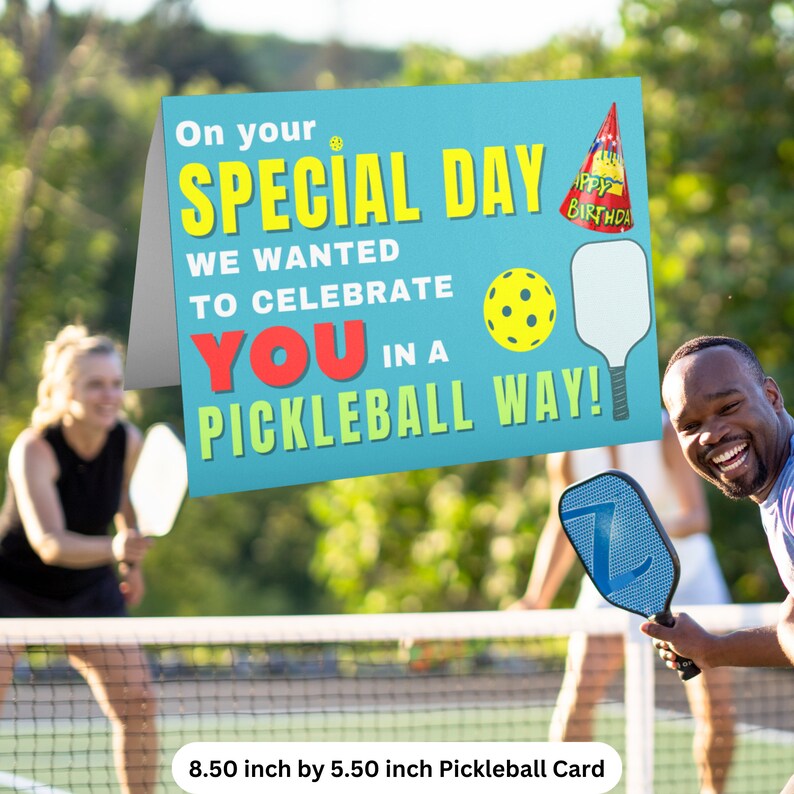 Pickleball Card Pickleball Gift for Pickleball Player Pickleball Gifts ...