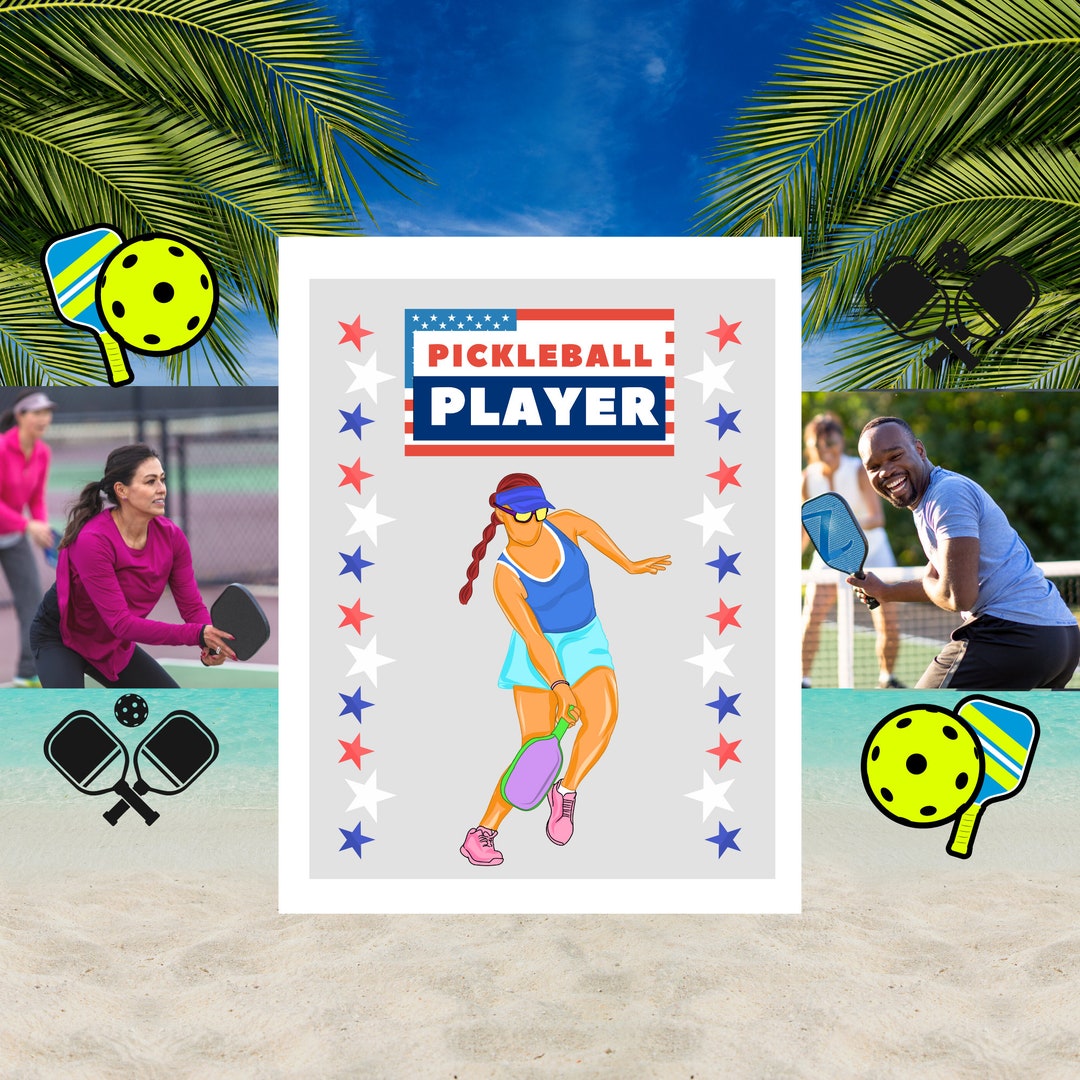 Pickleball Art Print Pickleball Player Art Gift Gift for - Etsy