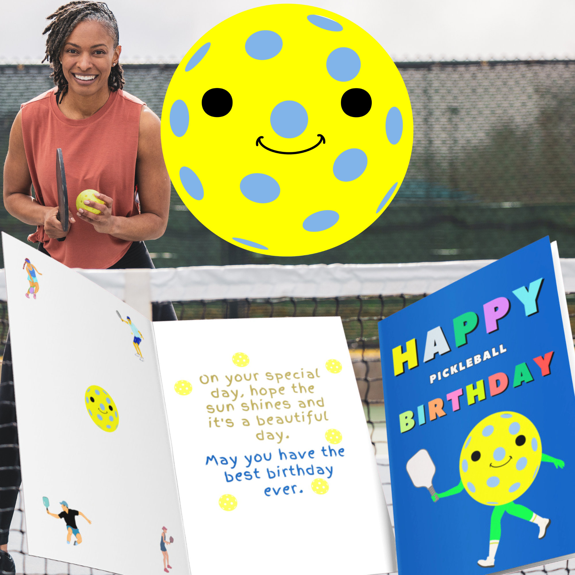 Funny Pickleball Birthday Card Pickleball Card Pickleball Gifts for ...