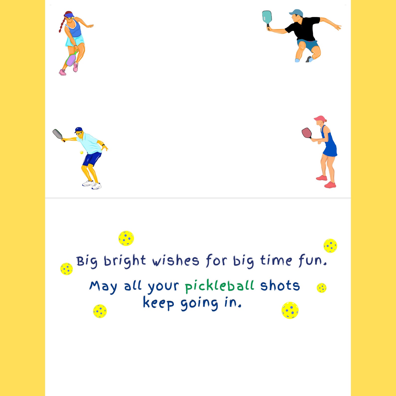 Pickleball Card Pickleball Gift for Pickleball Player Pickleball Gifts ...