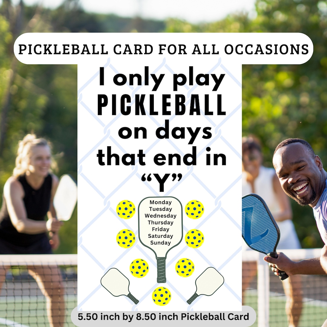 Pickleball Card for All Occasions Gifts for Pickleball Gifts for Her ...