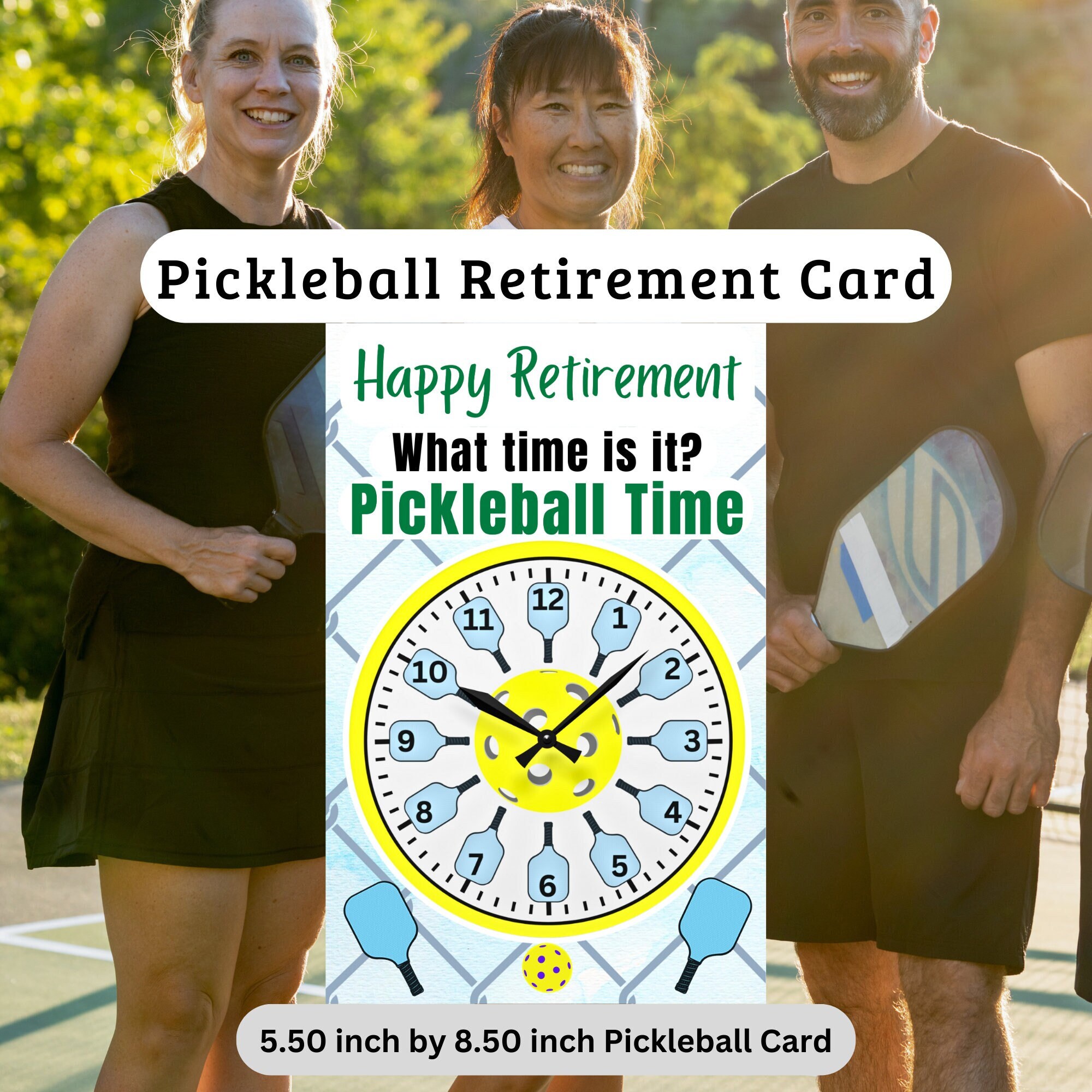 Pickleball Retirement Card Pickleball Gifts for Pickleball Gifts for ...