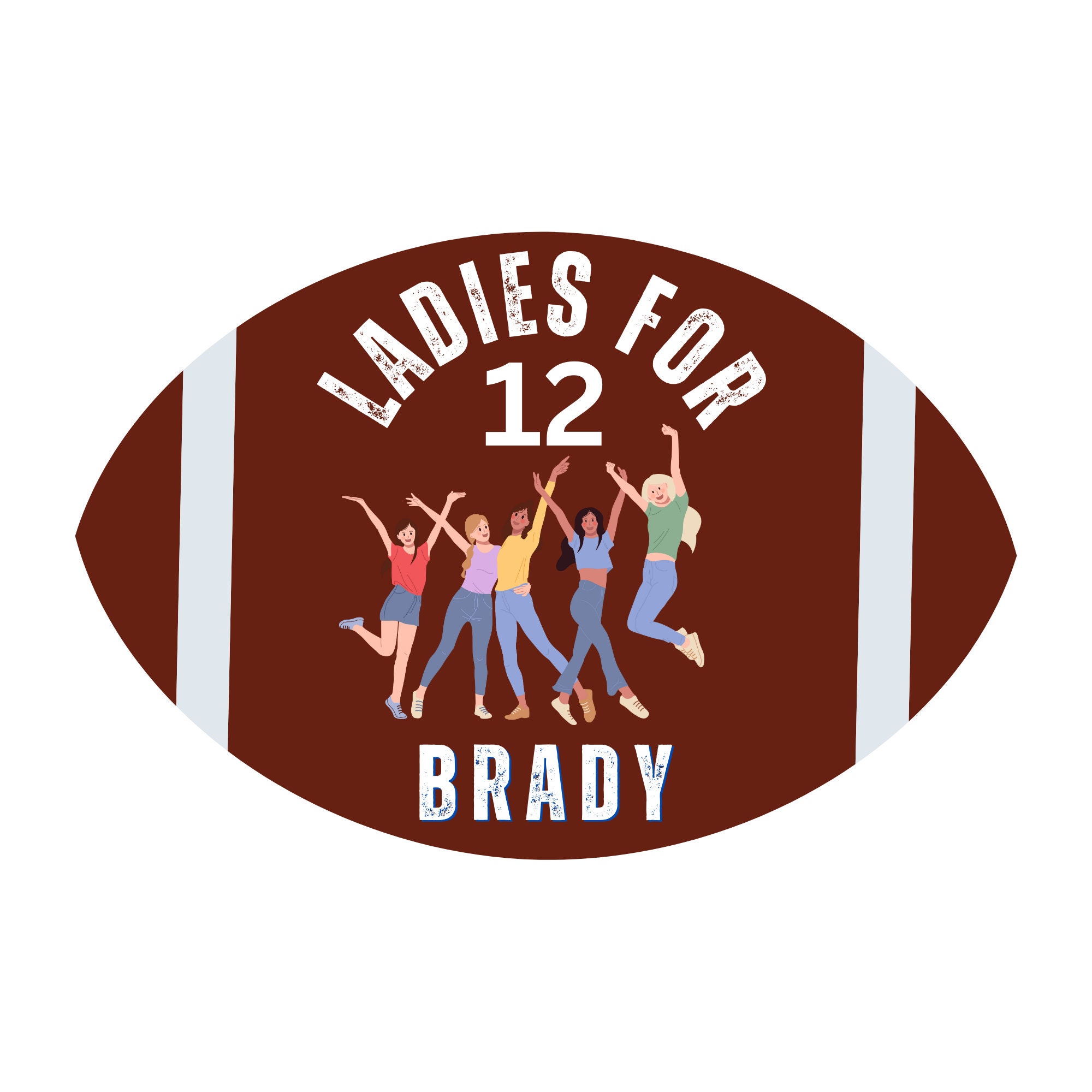 Ladies for Brady Tank Top. Funny Football Gift. Unisex Jersey Tank ...