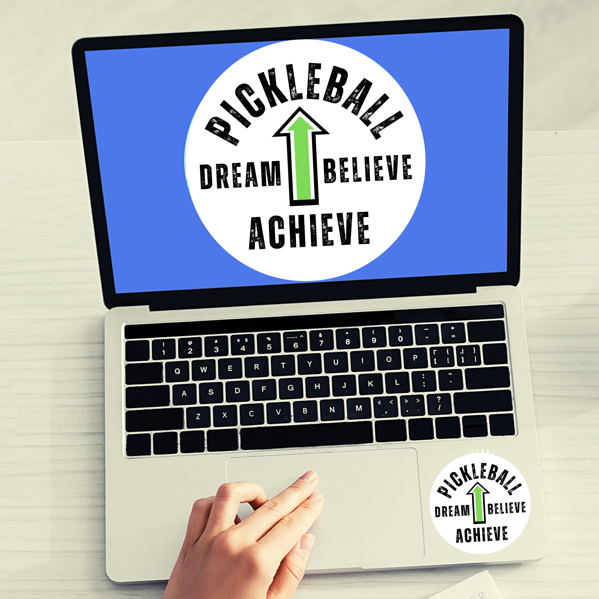 Pickleball Stickers| Pickleball Laptop Stickers| Indoor Only| Round 2.5 ...