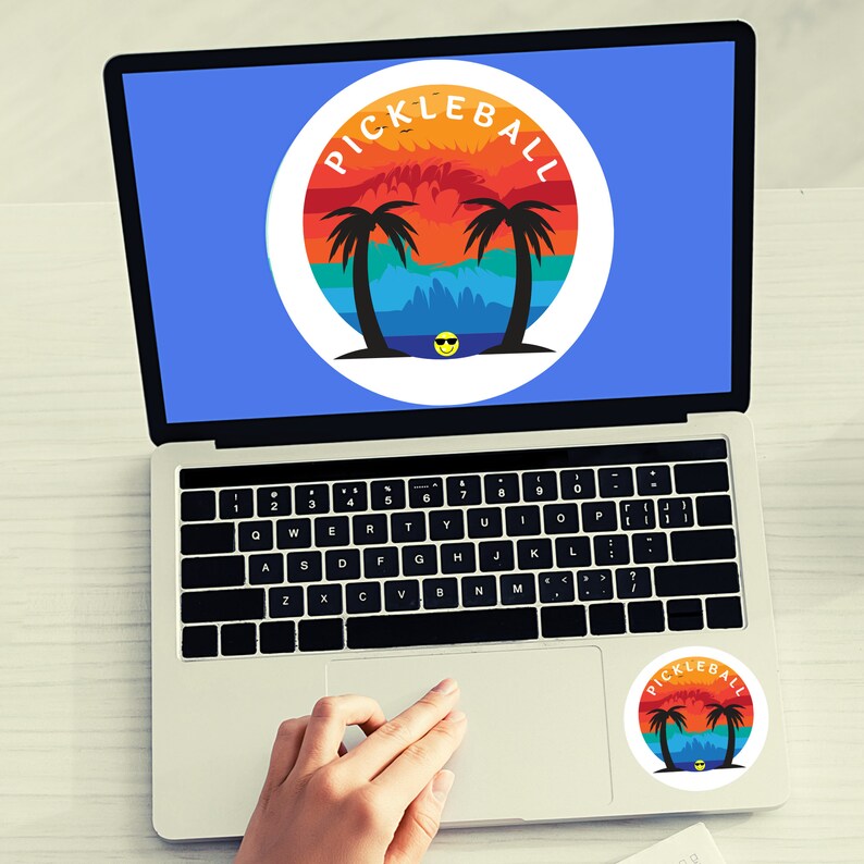 Pickleball Stickers Pickleball Laptop Stickers Indoor Only - Etsy
