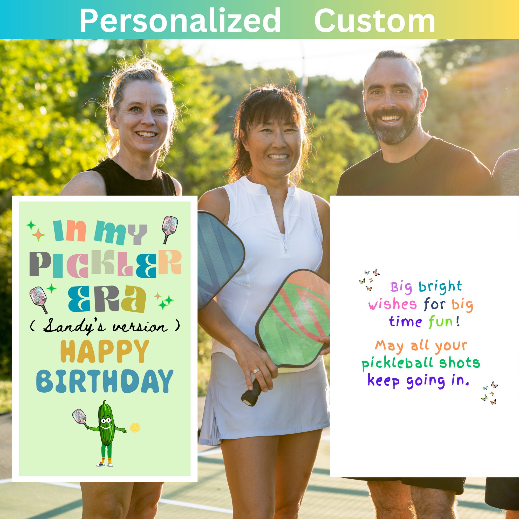 Pickleball Birthday Card Pickleball Gifts for Pickleball Gifts for Her ...