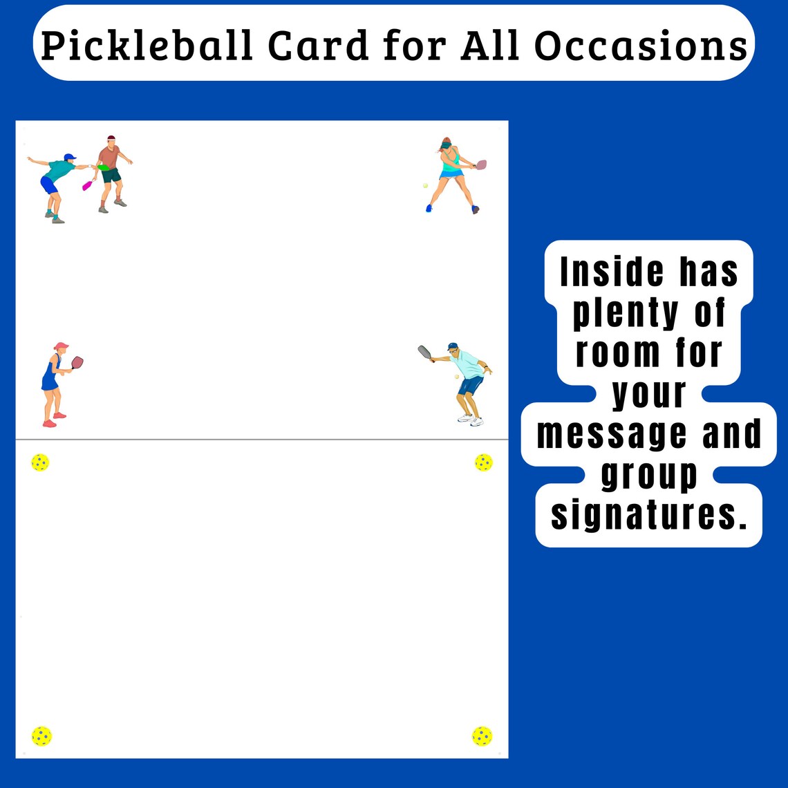 Pickleball Card Pickleball Gifts for Pickleball Player Pickleball Gifts ...