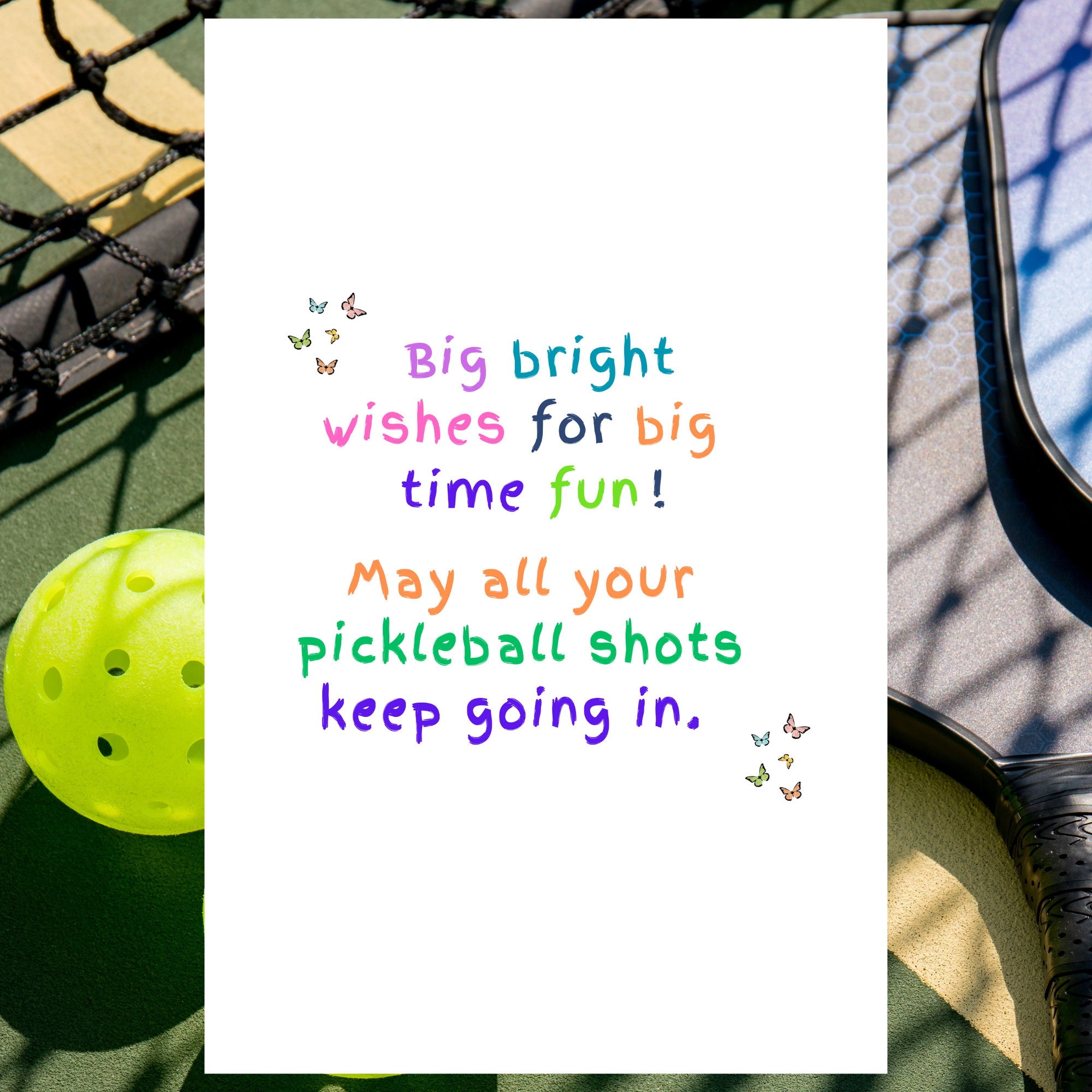 Pickleball Birthday Card Pickleball Gifts for Pickleball Gifts for Her ...