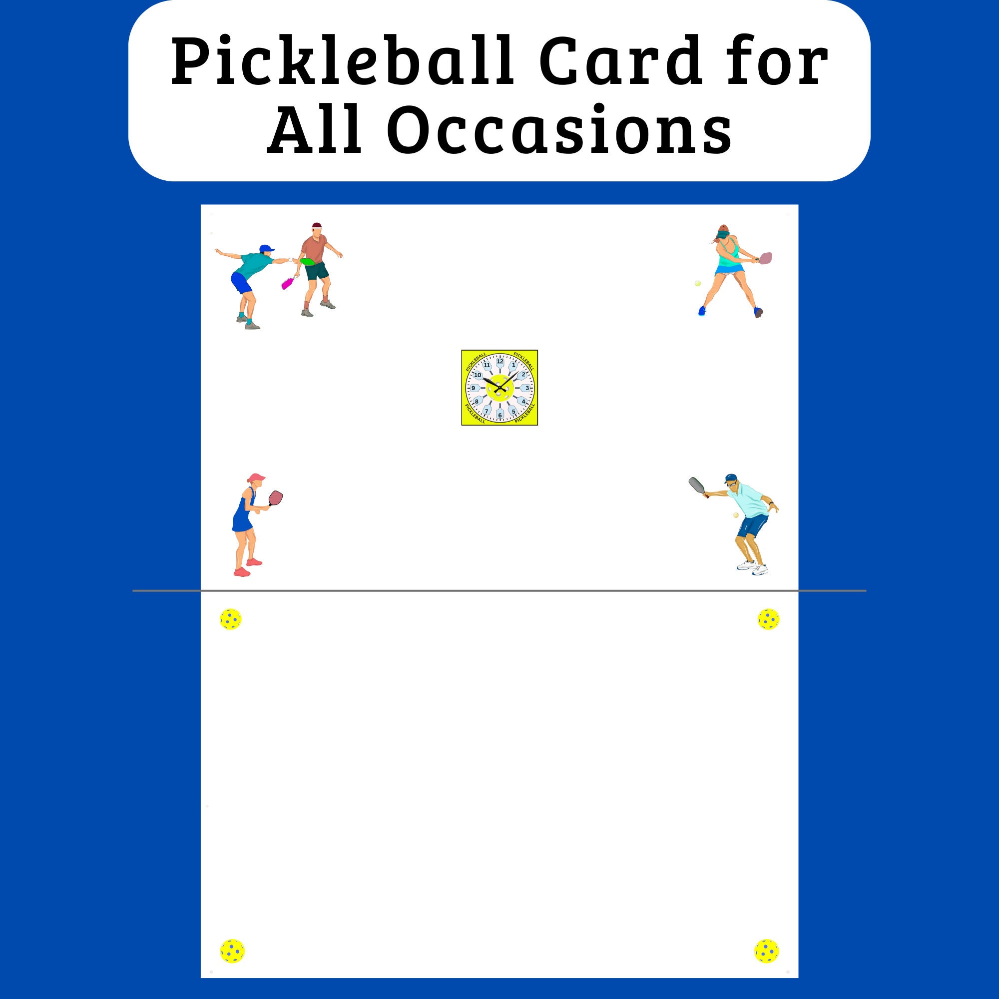 Pickleball Card Pickleball Gifts for Pickleball Player Funny Pickleball ...