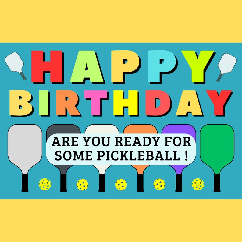 Pickleball Card Pickleball Gift for Pickleball Player Pickleball Gifts ...