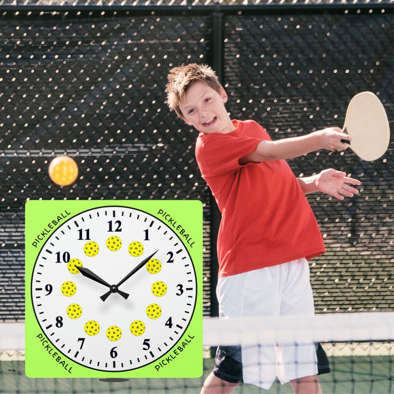 Pickleball Clock Gift for Pickleball Player Gift for Pickleball Lover ...