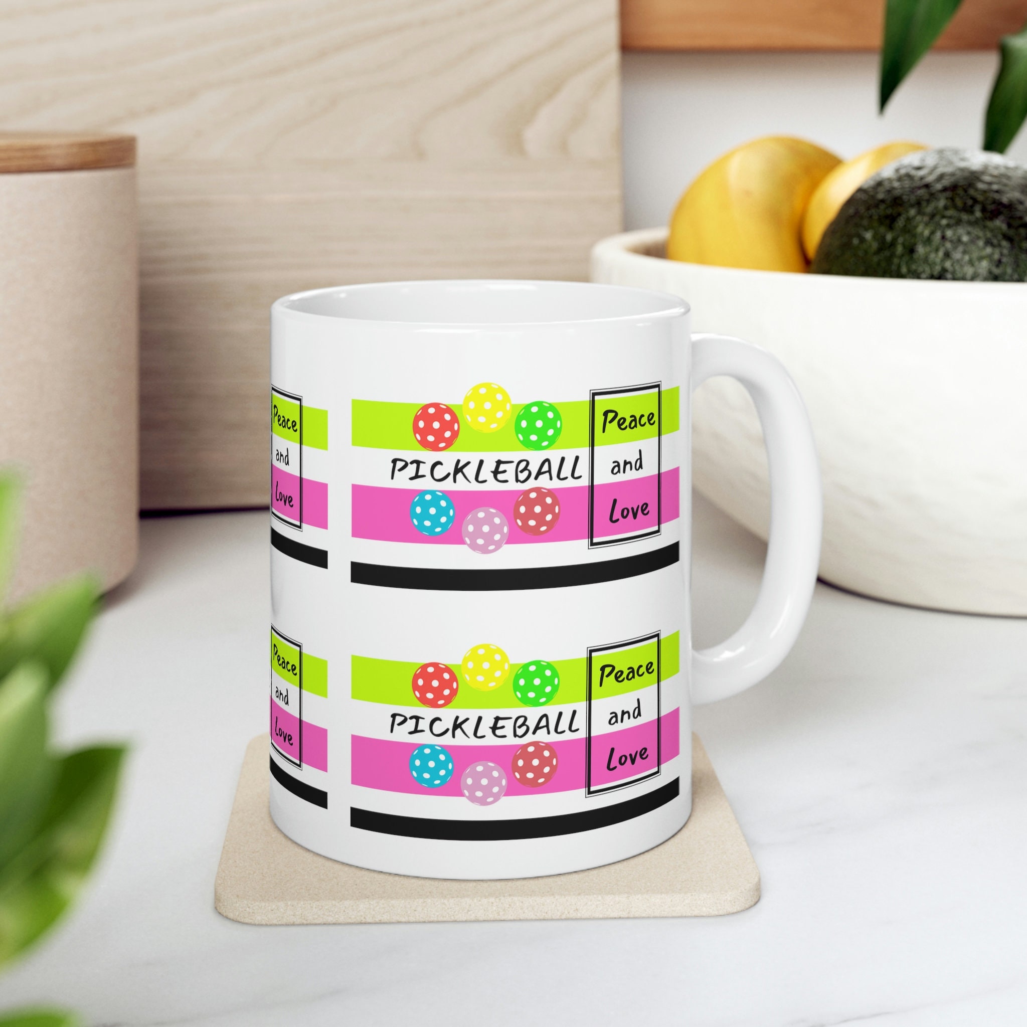Pickleball Mugs. Pickleball Gifts. Funny Pickleball Mugs. Ceramic Mug ...