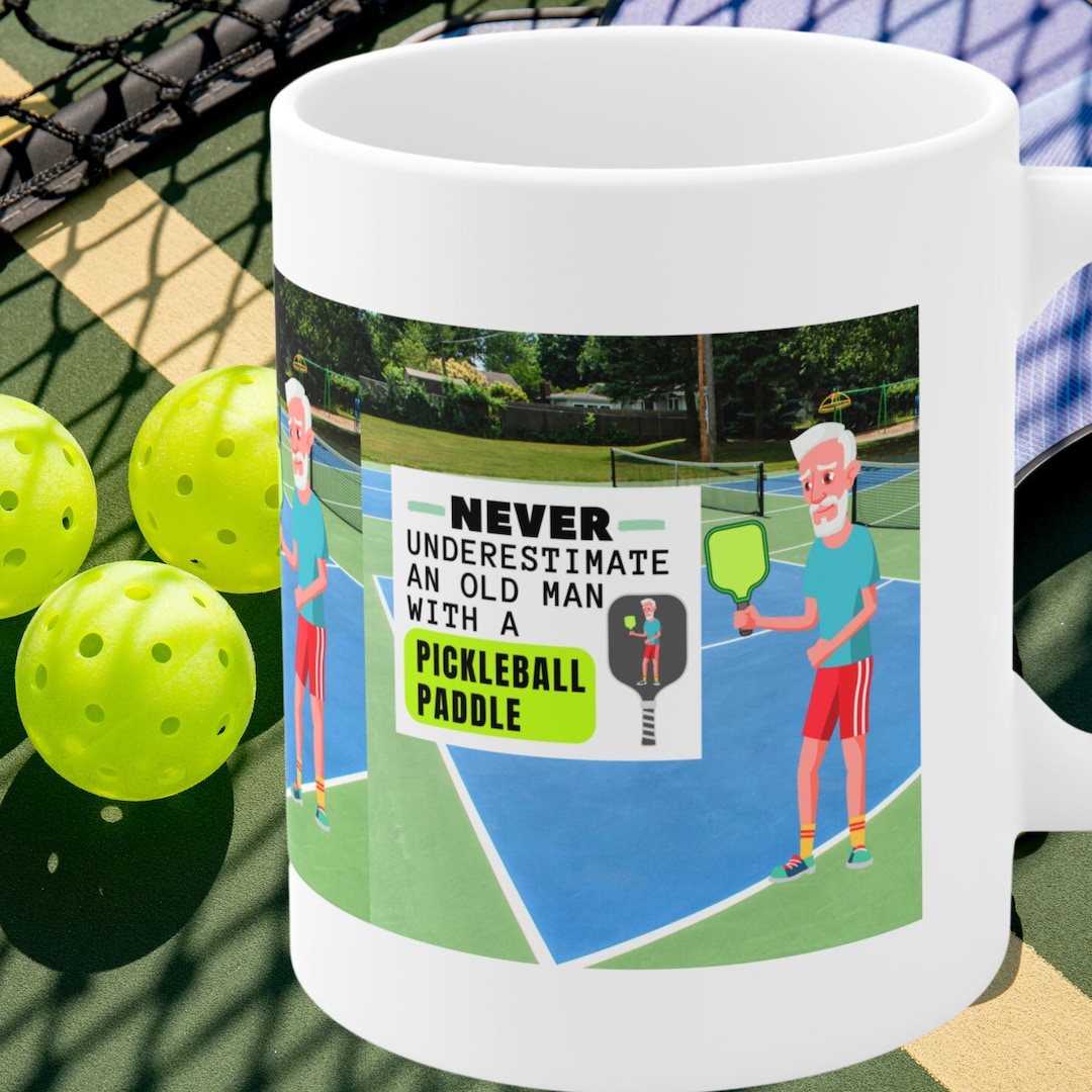 Pickleball Mug, Funny Pickleball Mug. Ceramic Mug 11oz. Pickleball Mug ...