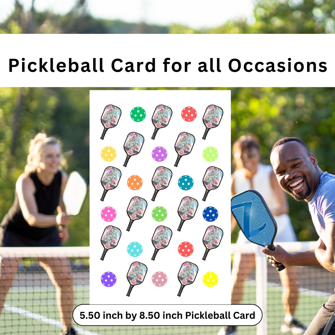 Pickleball Card Pickleball Gift for Pickleball Player Pickleball Gifts ...