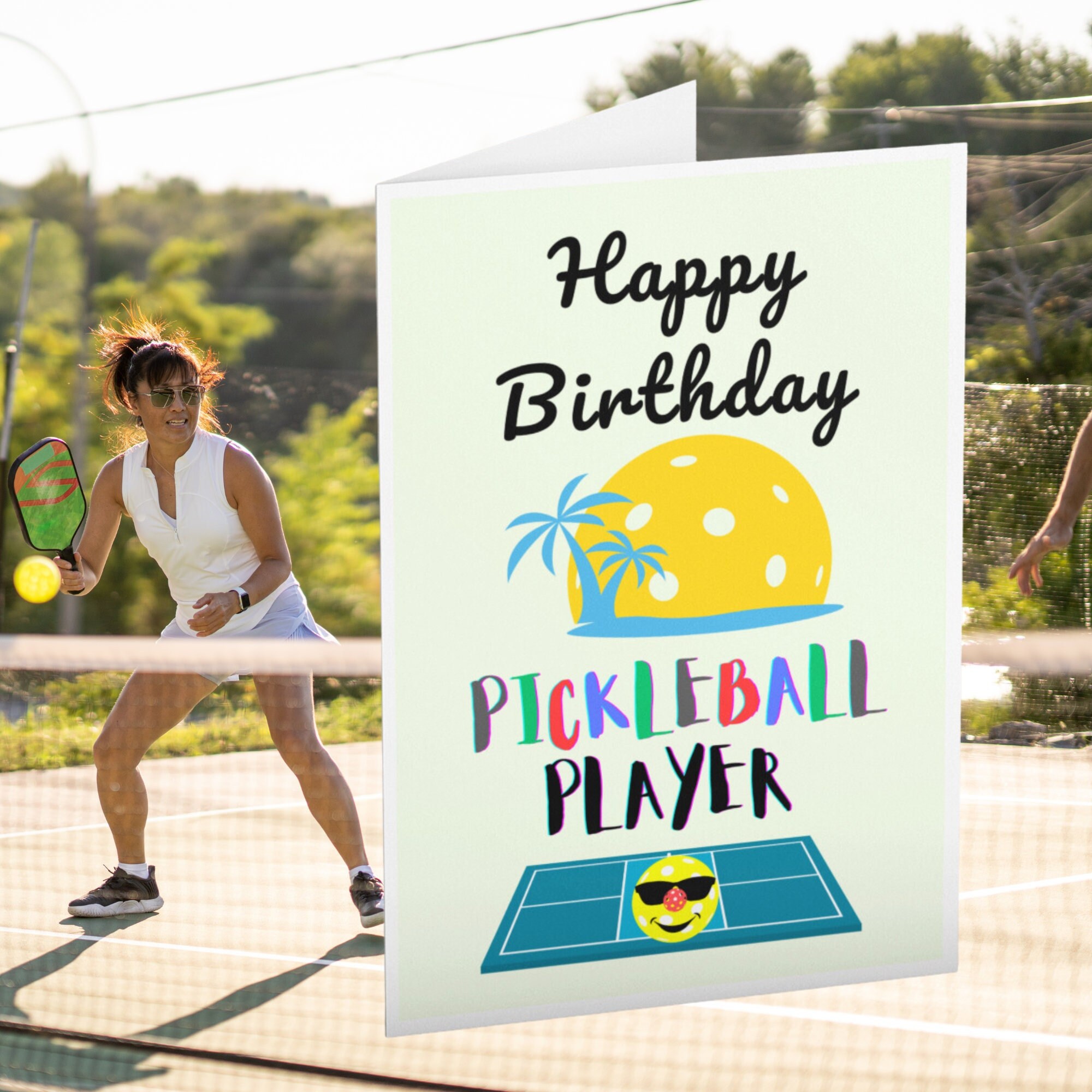 Pickleball Birthday Card Pickleball Gift for Pickleball Player ...