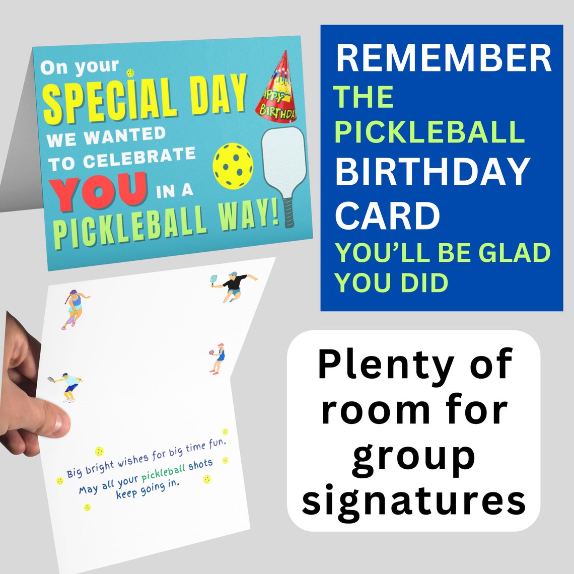 Pickleball Card Pickleball Gift for Pickleball Player Pickleball Gifts ...