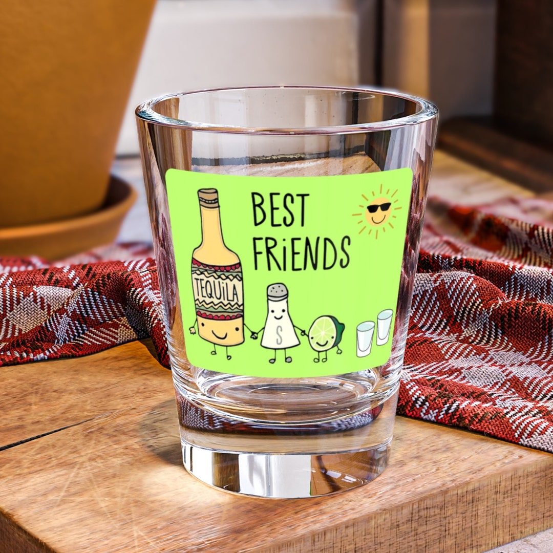 Shot Glass Gift for Best Friends. Best Friends Gift. Image of a Happy ...