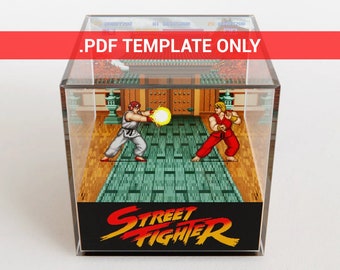 Street Fighter Cube Diorama - Etsy