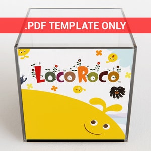 Diorama Cube PDF Template Locoroco franzea PSP - Etsy