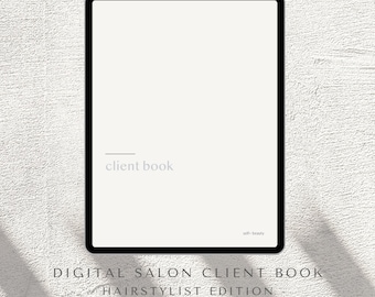 Nail Client Record Book, Digital Client Book, Salon Appointment Book ...